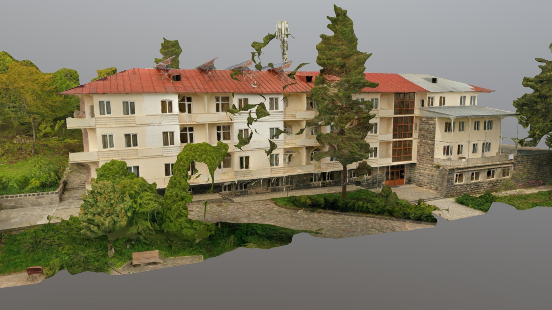 Hotel - 3D model by Arsho.Mk [c601422] - Sketchfab