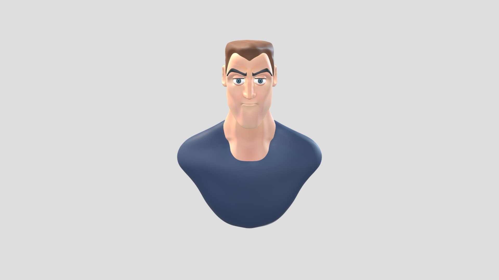 Cartoon Character. - 3D model by doug_alexander (@dougalexander ...