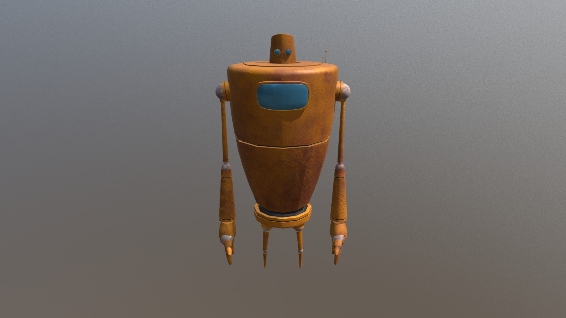 Old Robot - 3D model by Mr_Anderson [c6046b1] - Sketchfab