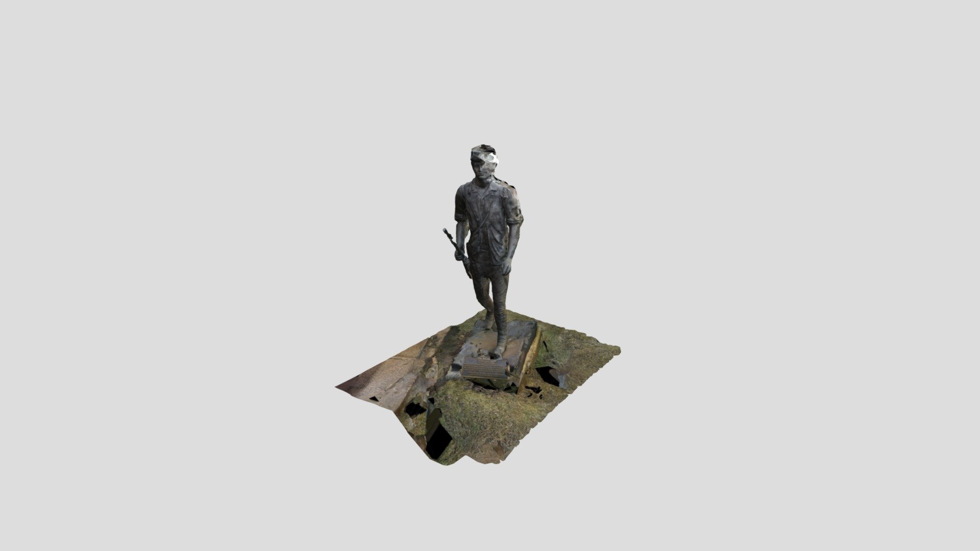 Statue of a Minuteman Soldier 3D scan - 3D model by bluebox (@bobbyd579 ...