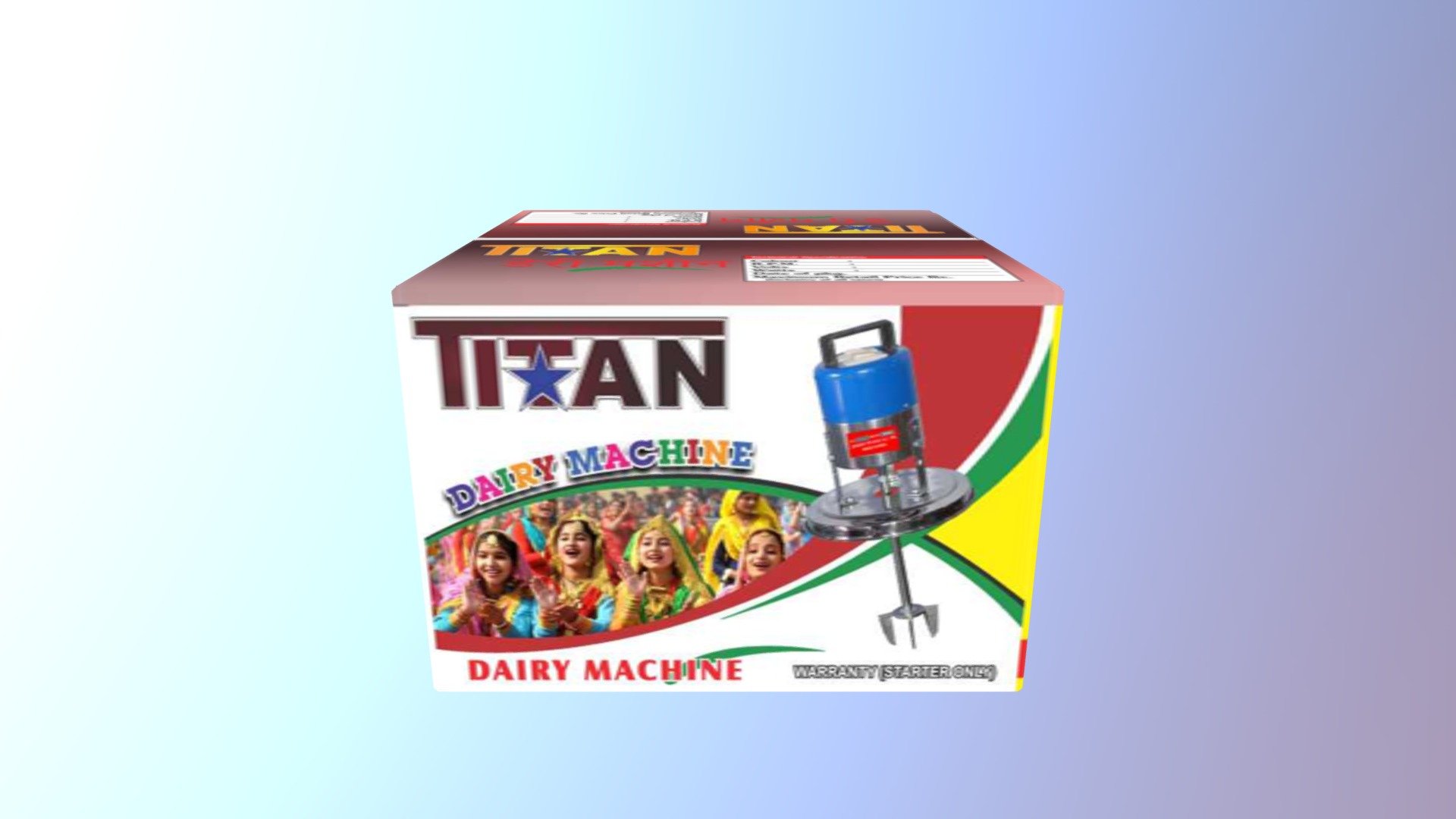 Titan Dairy Machine (Madhani) 8049 - 3D model by Boxify [c60720e ...