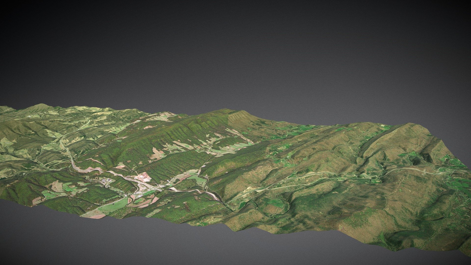 Corridor H (east), WV, USA (x2) - Download Free 3D model by Graham ...