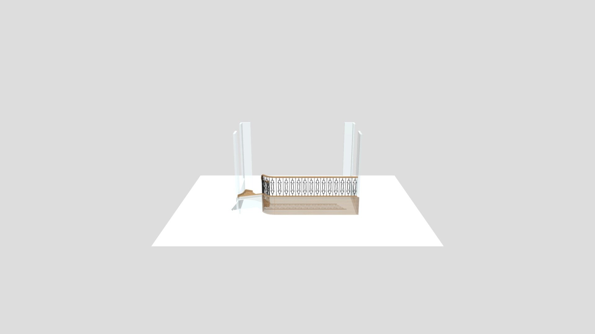 andy england back stairs 2 - 3D model by westcliffe [c608649] - Sketchfab