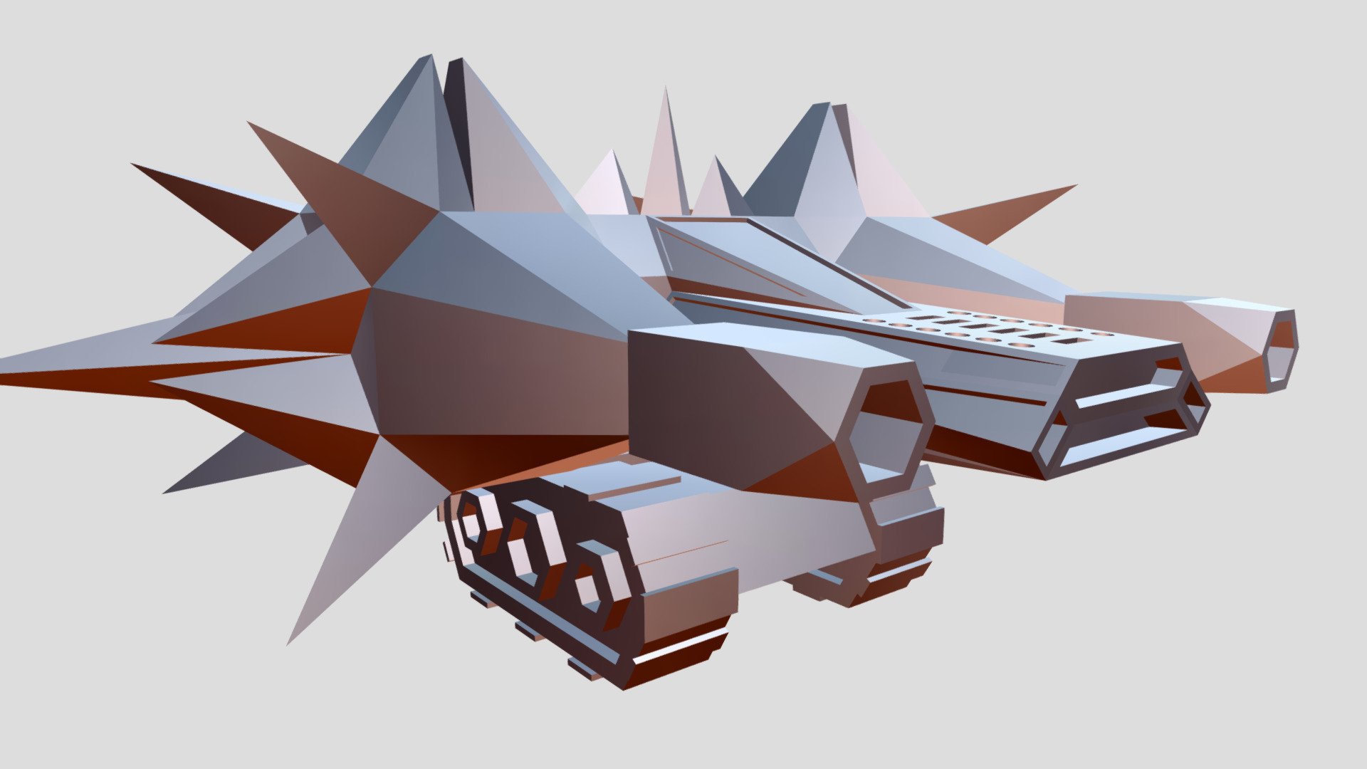 Alien Raider Battle Tank - Download Free 3D model by Trockk (@Timrockk ...
