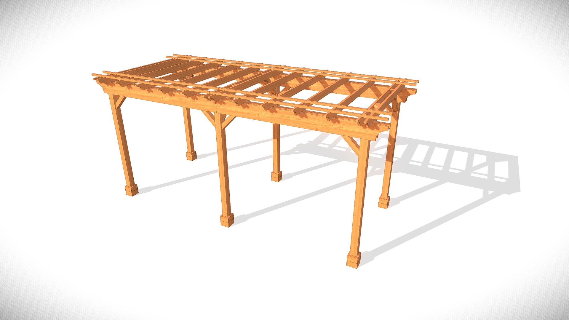 Custom Pergola - 3D model by FR- Conceptual Engineering by RB [c60ab98 ...