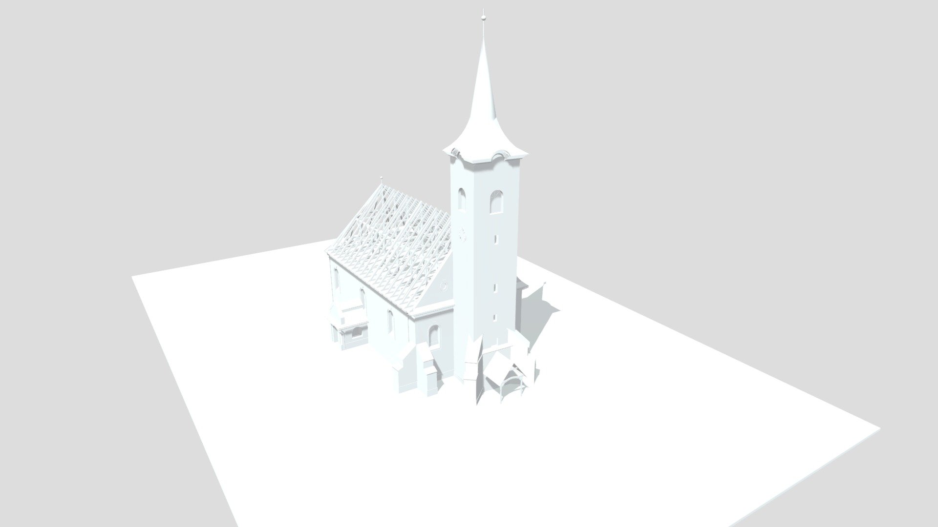 Church - 3D model by wescan.n [c60c29e] - Sketchfab