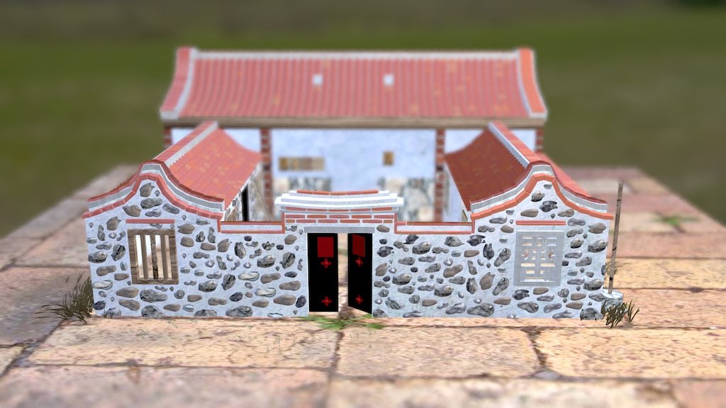 Flower house - 3D model by strangerpig [c60c3cb] - Sketchfab