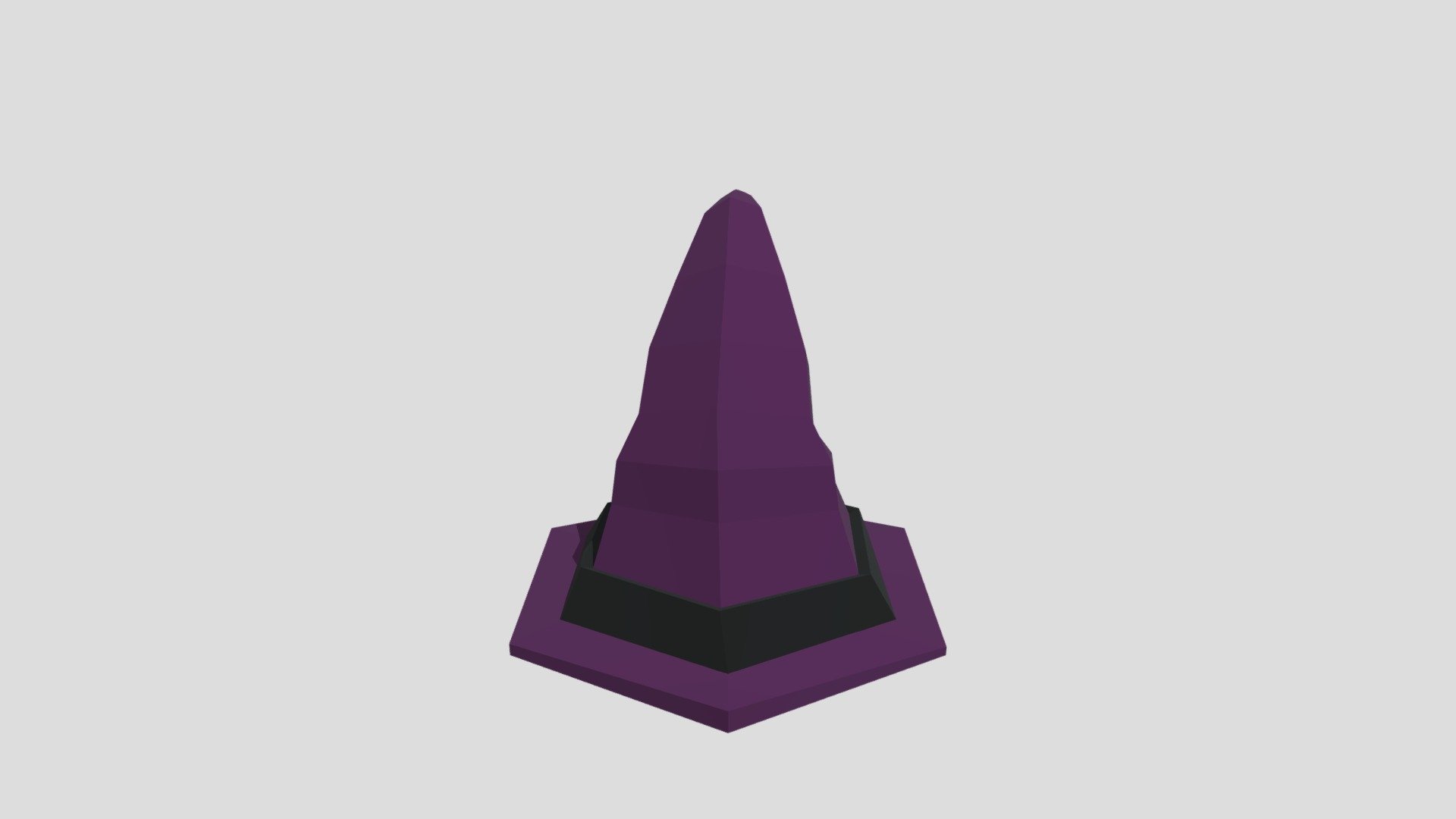 Low Poly Wizard Hat - 3D model by nalesse [c60d6aa] - Sketchfab
