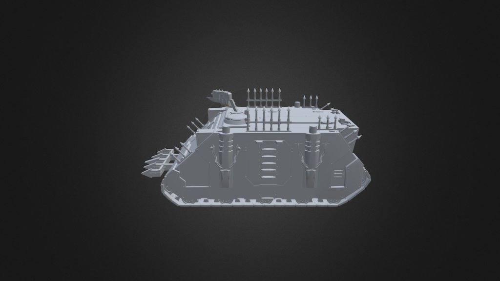 Chaos Space Marine Rhino - 3D model by mrmillsy [c60d843] - Sketchfab
