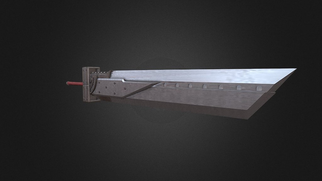 Final Fantasy 7 Cloud Strife Sword - 3D model by coleyongl3 [c60db53 ...