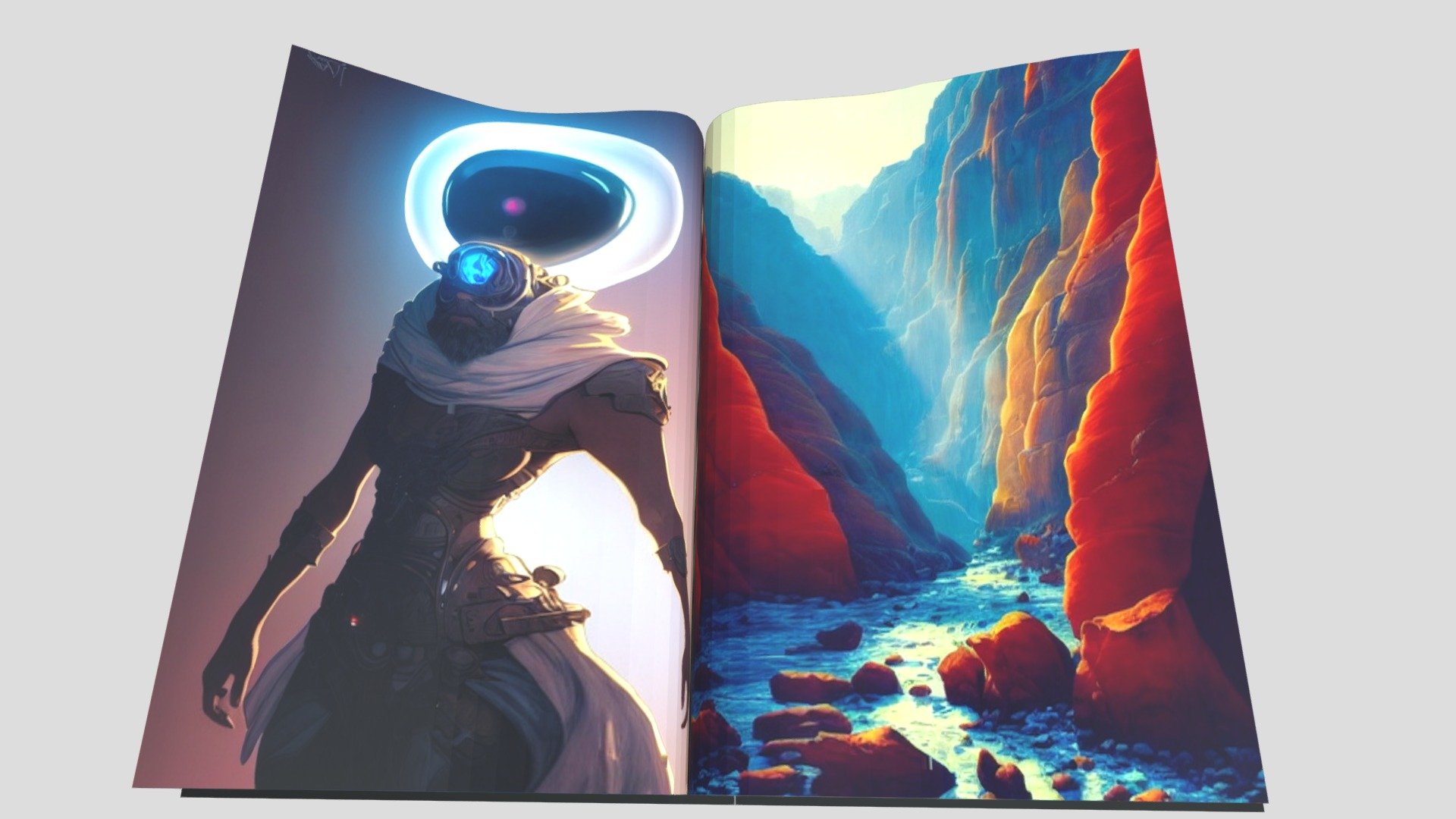 ArtBook MidJourney day 42 - Download Free 3D model by klrxyz [c60f3c8 ...