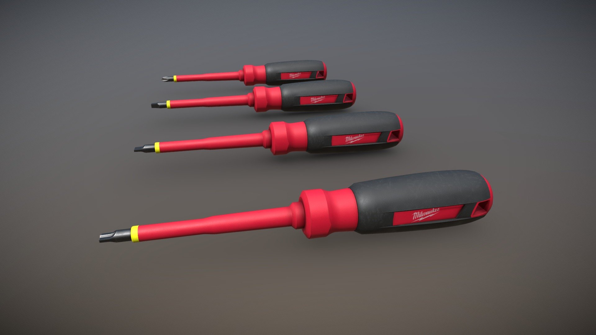 Insulated Screwdriver set - 3D model by Mulderach (@garyelder) [c61026e ...