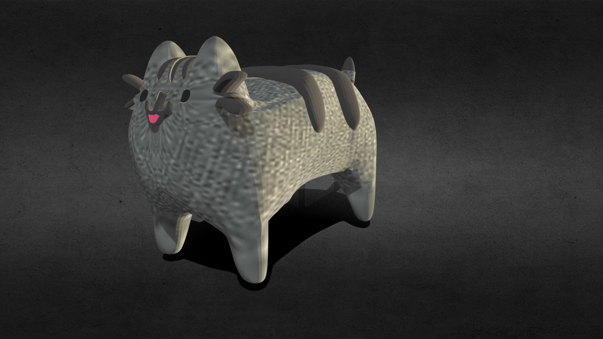 Gato Pusheen 3D com Animações - 3D model by natalia-chen [c615daf ...