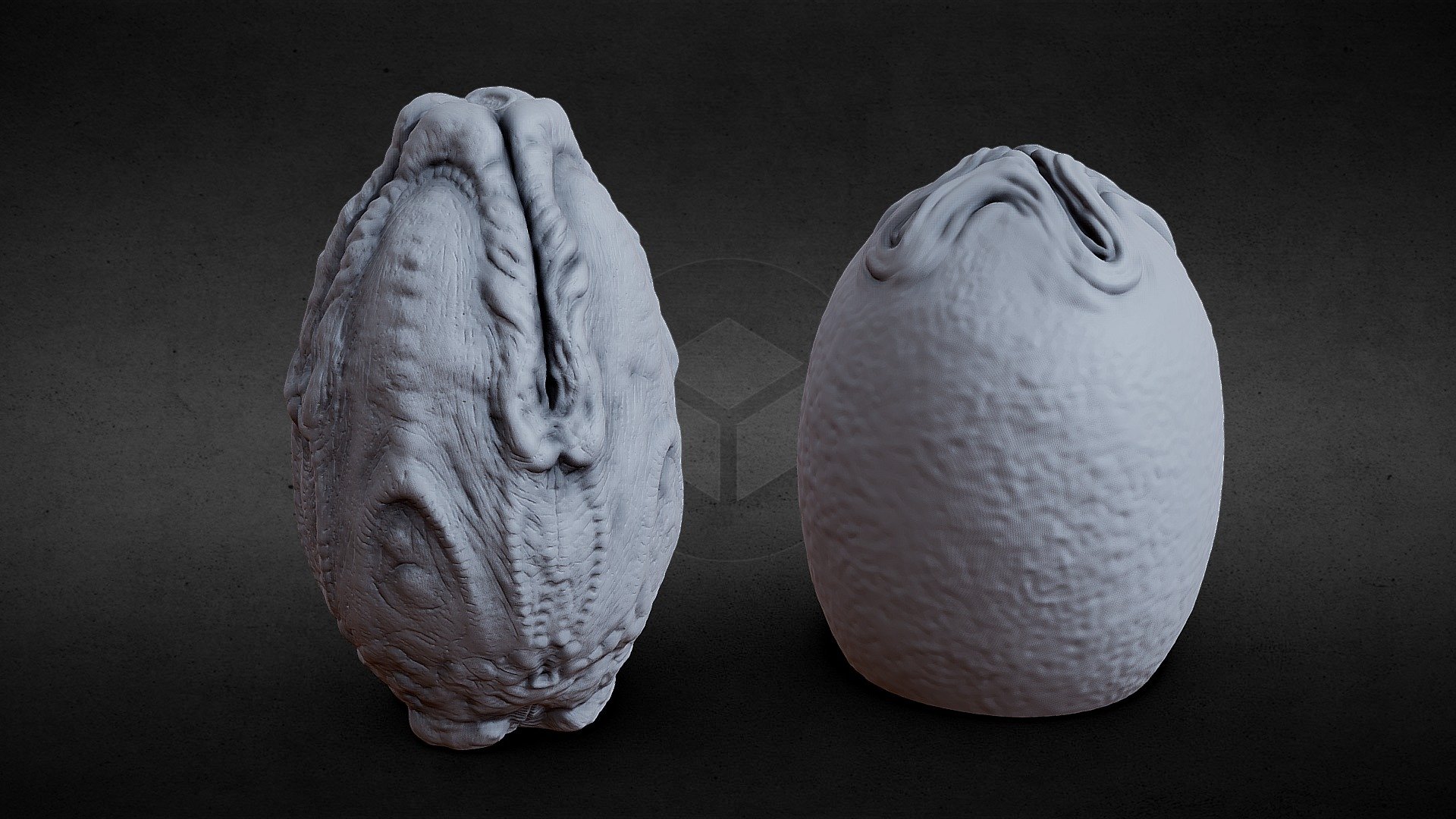 3DPRNTBL ALIEN EGG 1979 COVENANT FLATBOTTOM 2PCK - Buy Royalty Free 3D ...