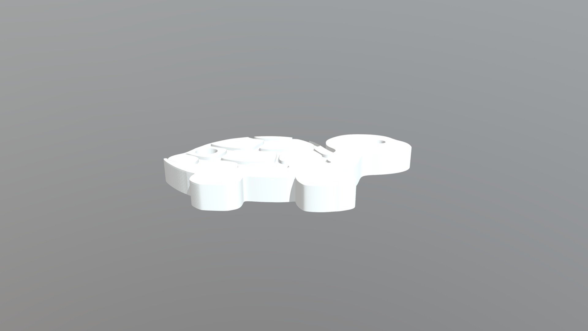 Turtle Keychain - 3D model by Kristin Gerbe (@kristingerbe) [c616939 ...