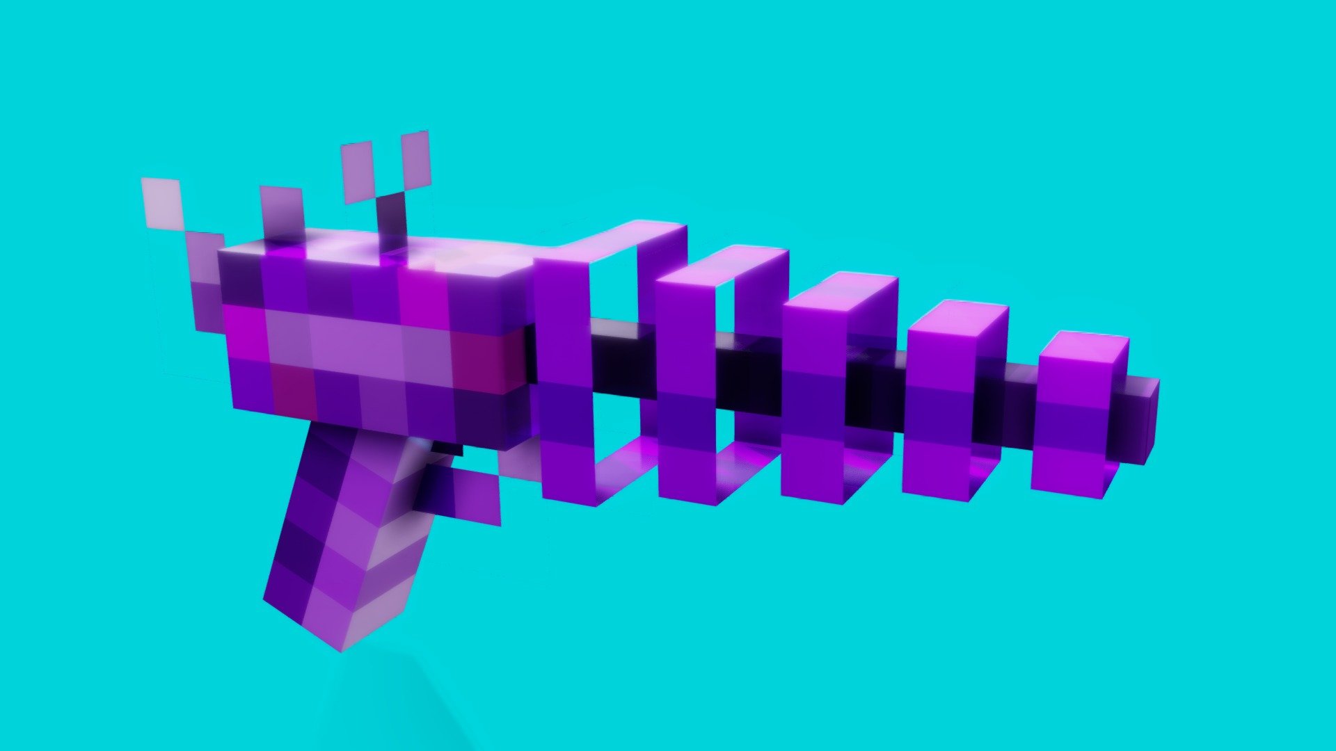 Animated Stylized Railgun - 3D model by Artbor [c6178d9] - Sketchfab