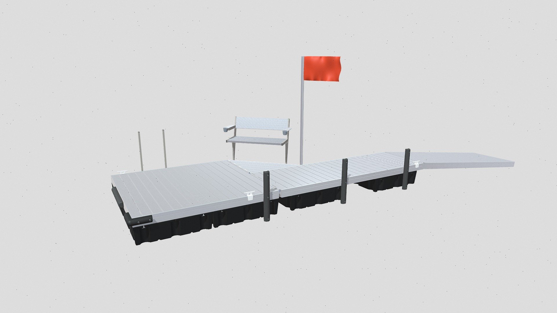 FLOATING DOCK - 3D model by paradisedock [c617a7c] - Sketchfab