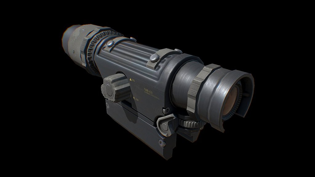 Marksman Scope FARcr - 3D model by strangelet [c61805f] - Sketchfab