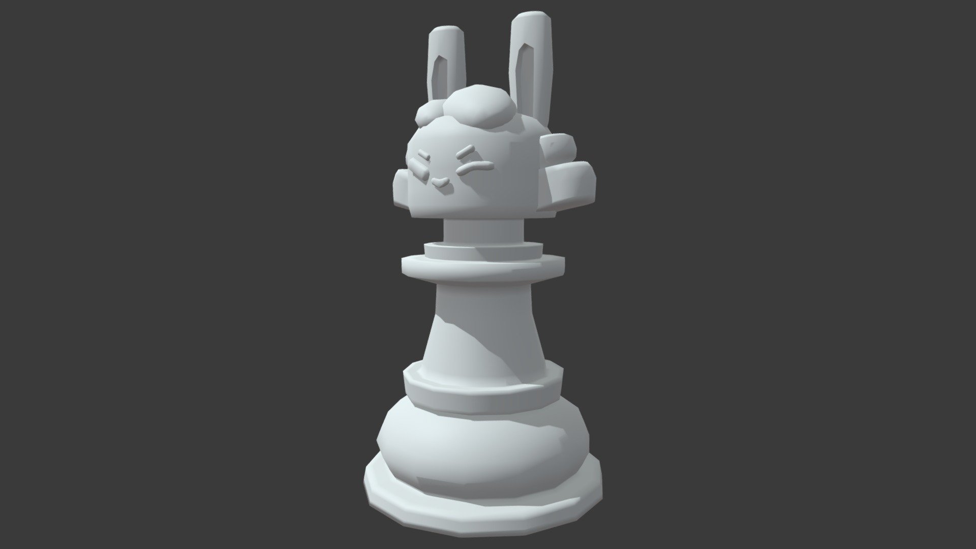 rabbit chess piece - 3D model by chiwipeppa (@chillraincurioso ...