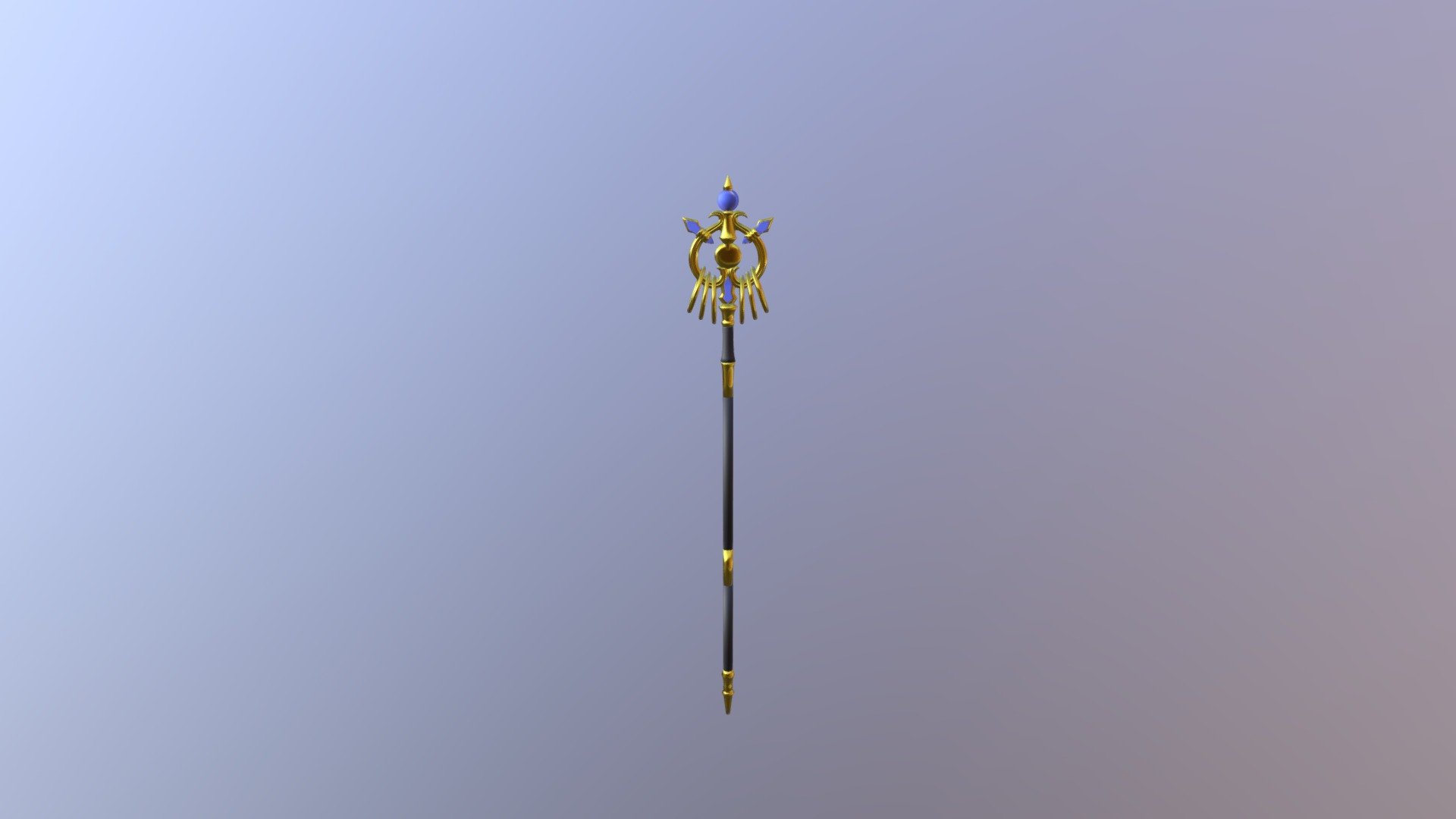 Goblin Slayer - Priestess's monk staff - 3D model by Viatorestw ...