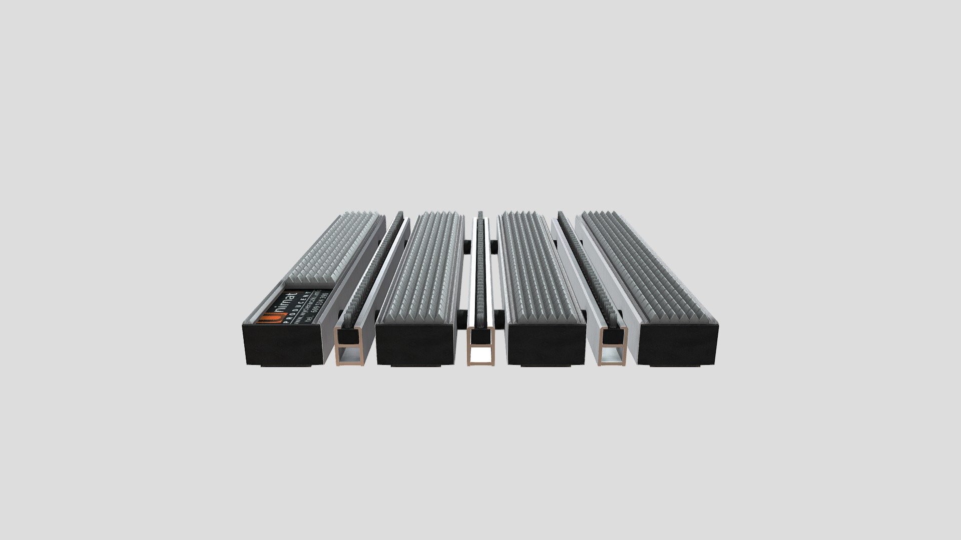 Unimat V 22 MBR (gray/gray) - 3D model by Unimat | Fabryka Wycieraczek ...