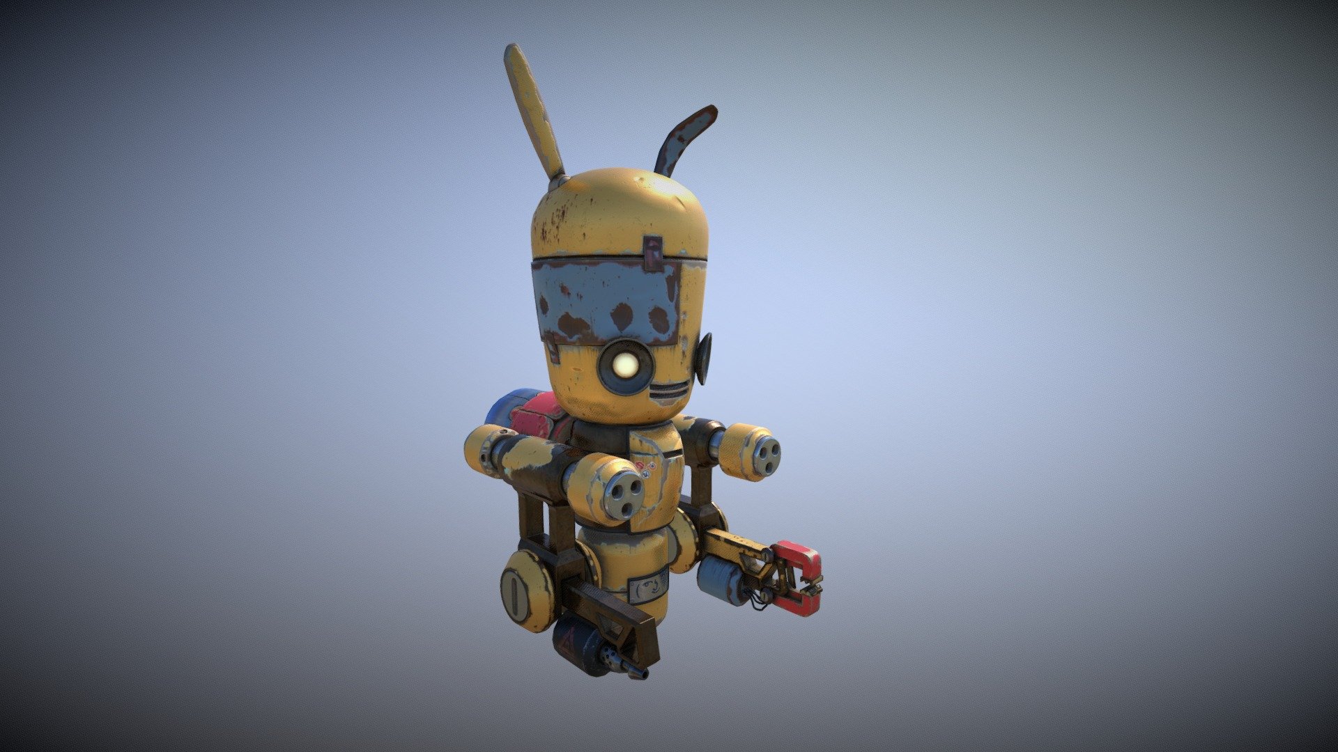 RobboRabbid - 3D model by RobertFleta [c61c1d0] - Sketchfab