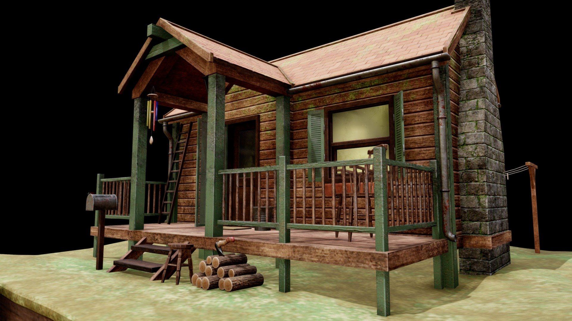 Lake Cabin - 3D model by Mr. Eye (@mesutcankaptan) [c61cc1b] - Sketchfab