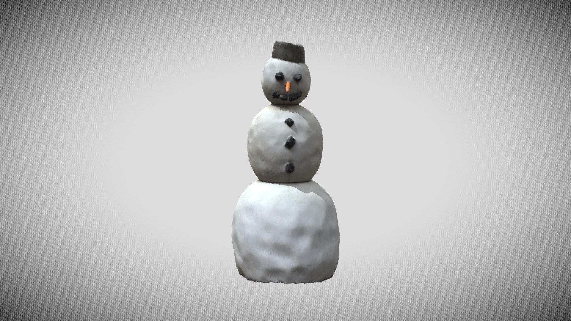 Snowman - Download Free 3D model by lhabich [c61d219] - Sketchfab