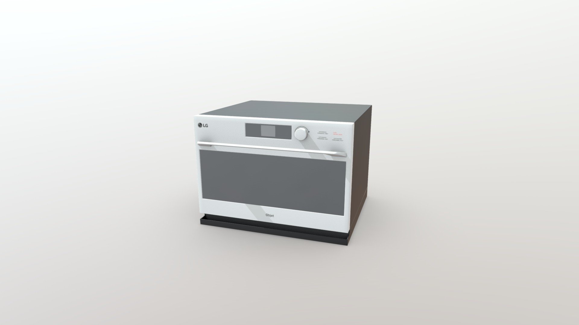LG Objet Collection Light Wave Oven ML32EW - Buy Royalty Free 3D model ...