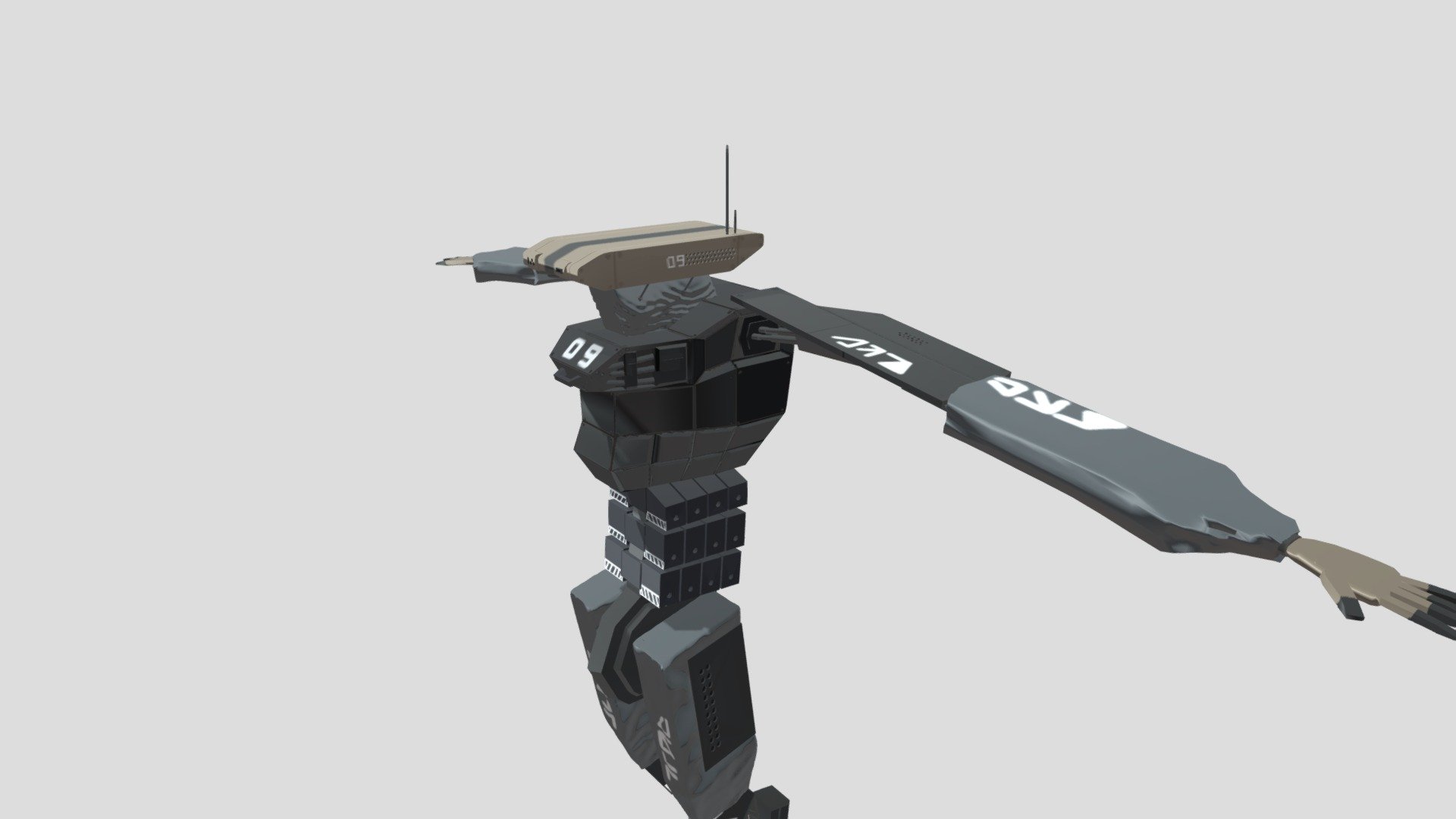 Mechabot soldier - 3D model by perviy111 [c61e761] - Sketchfab