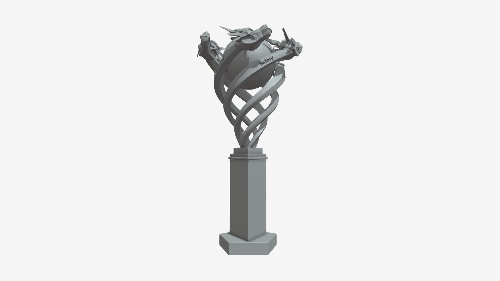 Acronis Cyber Dragon Trophy - 3D model by Georgiy.Ermakov [c61fc9c ...