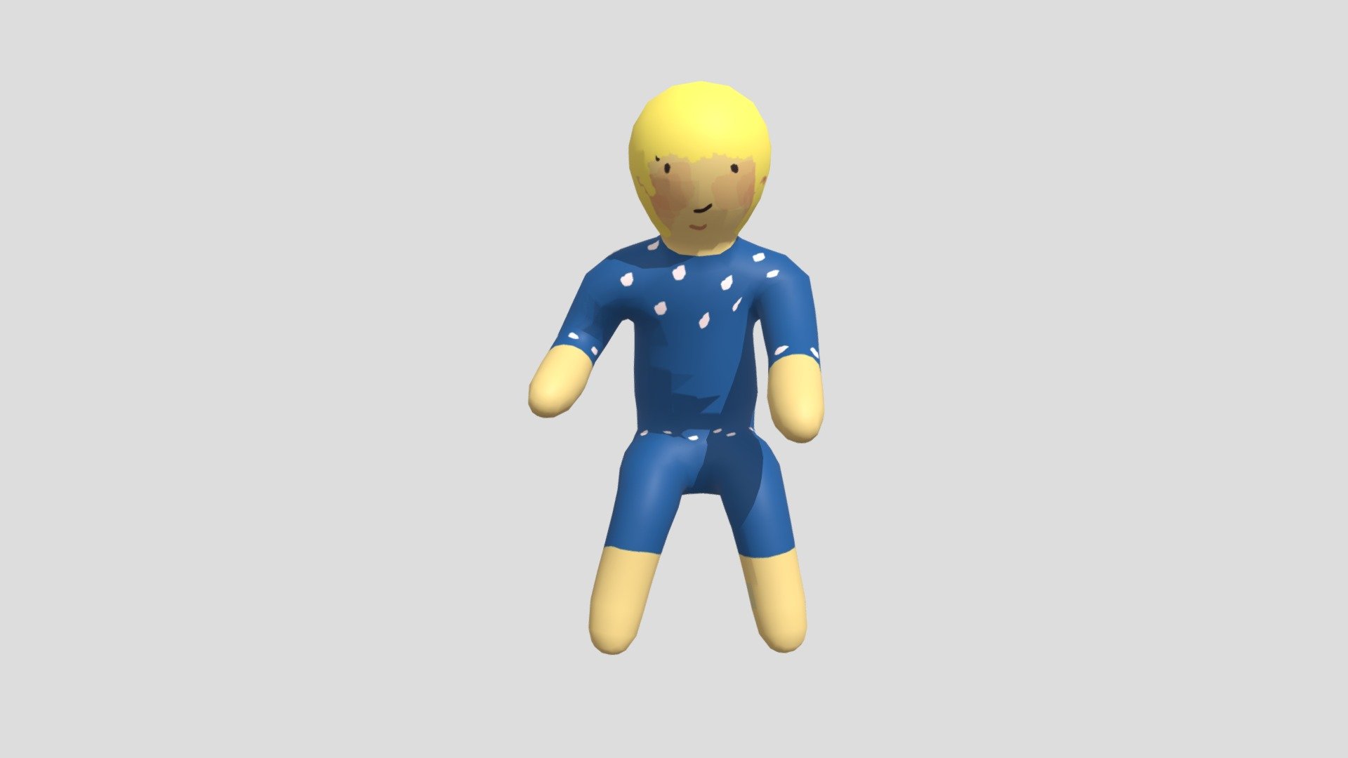 Blue Lady - Download Free 3D model by elviram [c6215bb] - Sketchfab