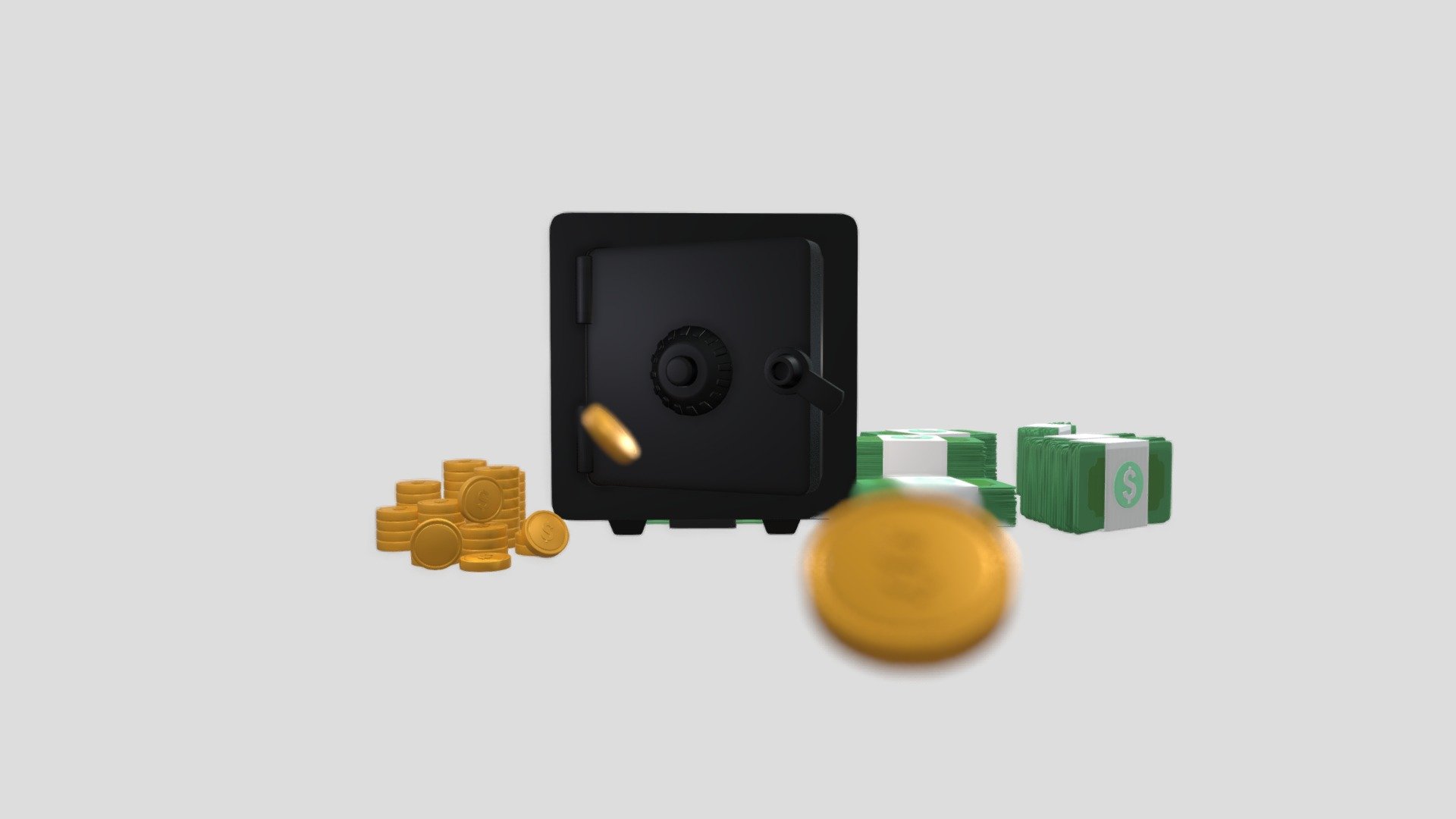 Money Safe collection - 3D model by brunolzago [c6219b0] - Sketchfab