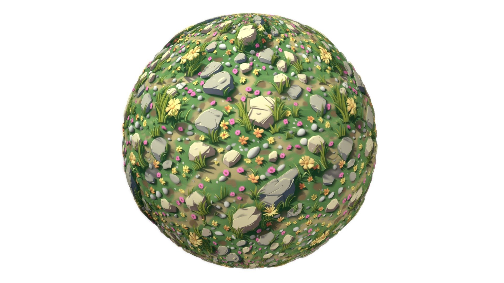 Stylized Ground Seamless Texture - Buy Royalty Free 3D model by ...