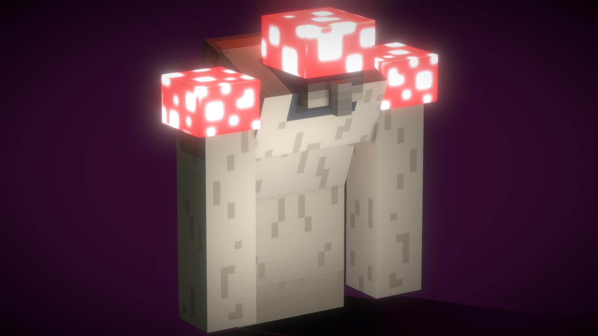 Mushroom Golem - 3D model by Mr.Pixel (@NullMeteor-Fun) [c6243b1 ...