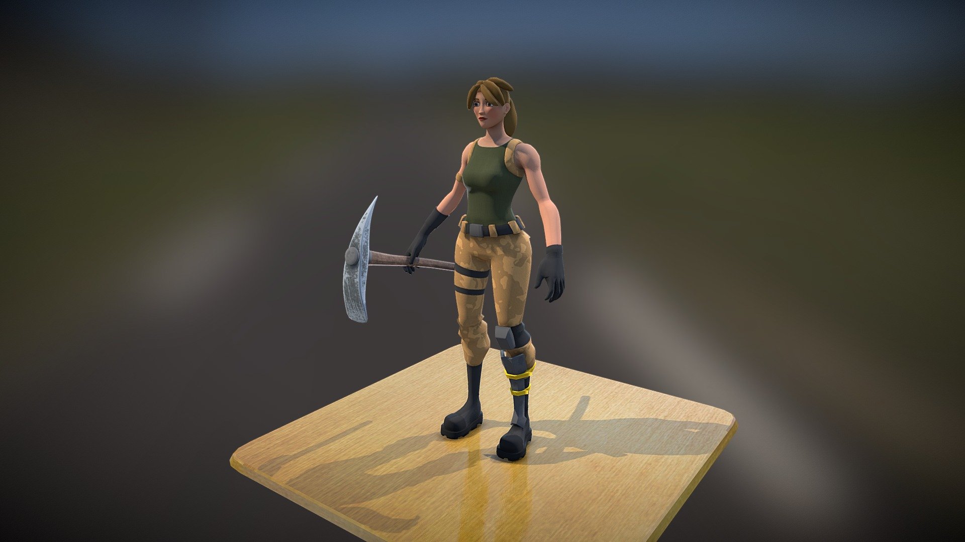 Modelling Workshop, Finished Asset - 3D model by Mike Hayes (@mhayes79 ...