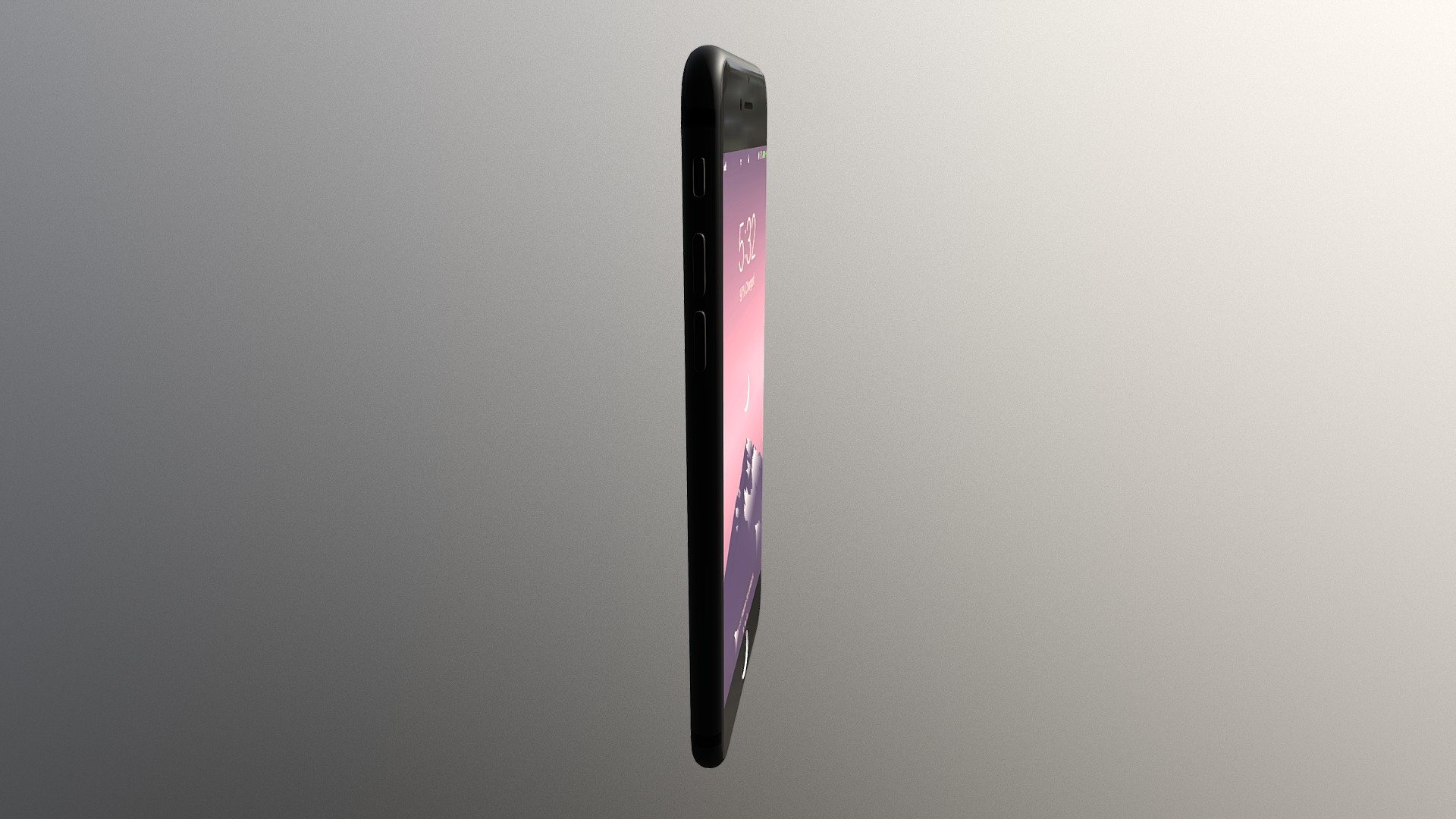Black iPhone Model - 3D model by 24billycc1 [c625b3f] - Sketchfab