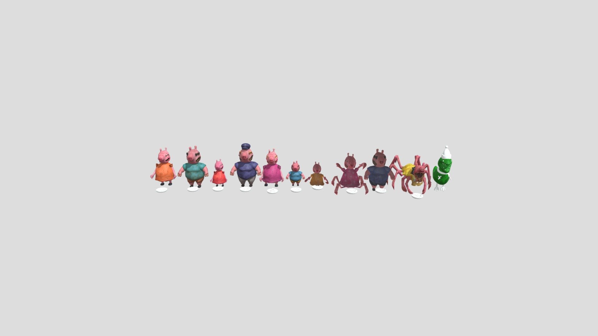 Hungry Pig Models - Download Free 3D model by landon141 [c626abd ...