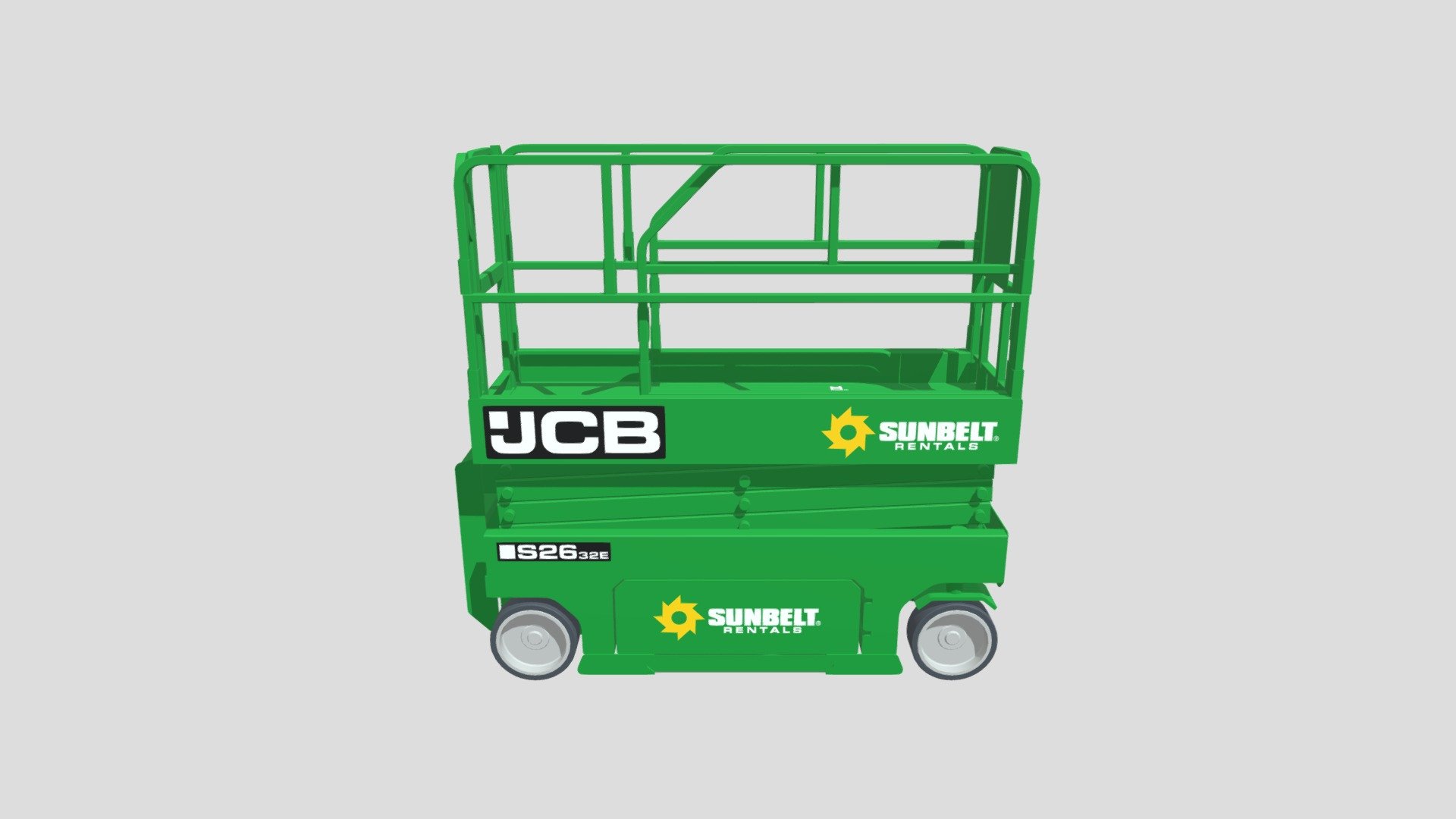 Sunbelt Rentals Electric Scissor Lift S2632E - 3D model by bimstore ...