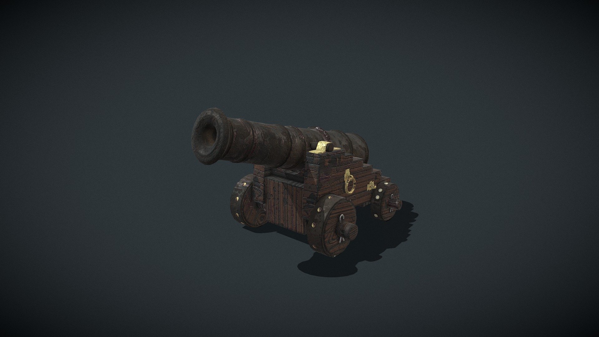 cannon - 3D model by CarlosSutton [c628164] - Sketchfab