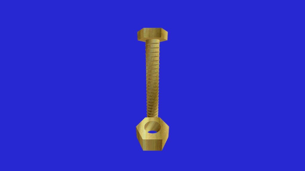 Hex Head Set Screw - 3D model by mr.hawkins [c628440] - Sketchfab