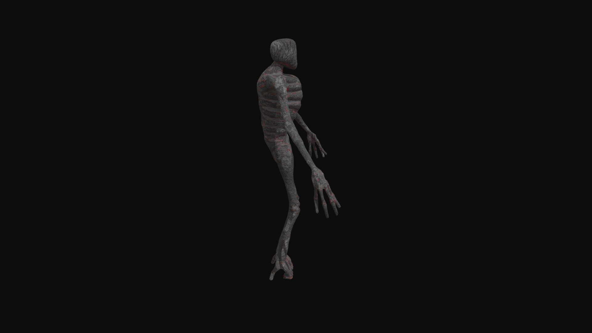Skinny Rock Monster - 3D model by Eporzo [c62d171] - Sketchfab