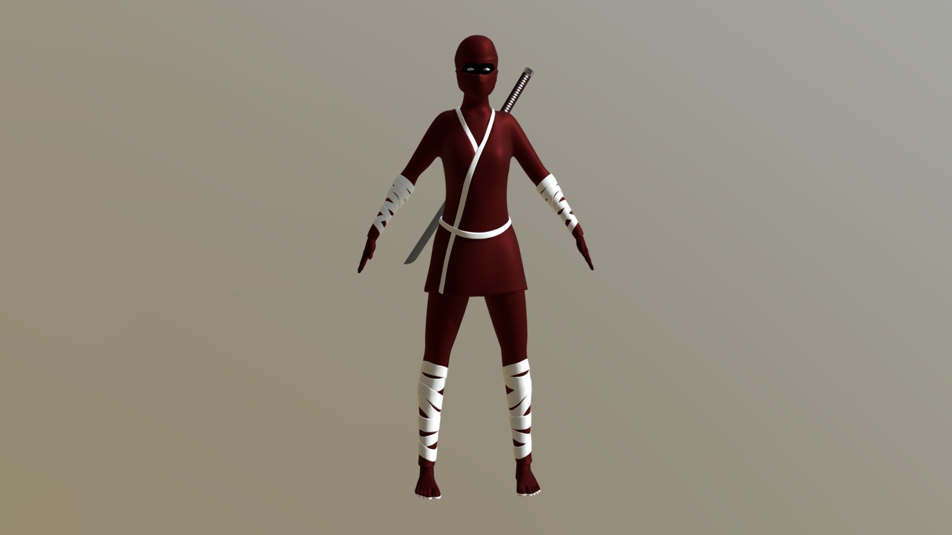 Ninja - 3D model by djosefwytemalhos [c62ea0b] - Sketchfab