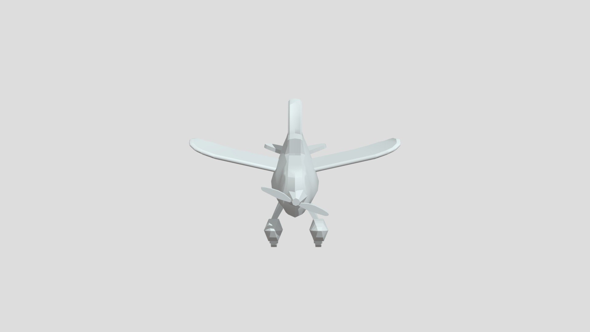 Low Poly Plane - 3D model by Kamil_Flinn_Roelants [c630391] - Sketchfab