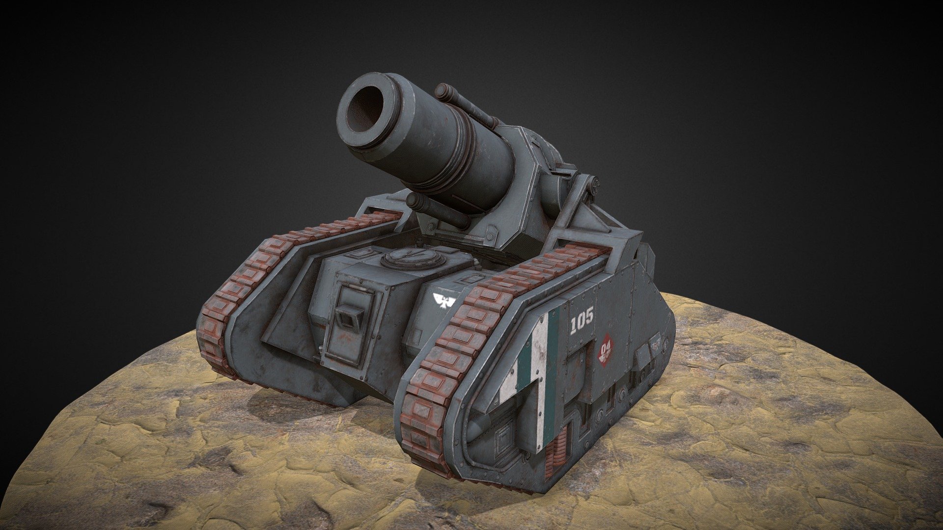 Warhammer 40K Bombard - 3D model by GlebBelg [c6317c8] - Sketchfab