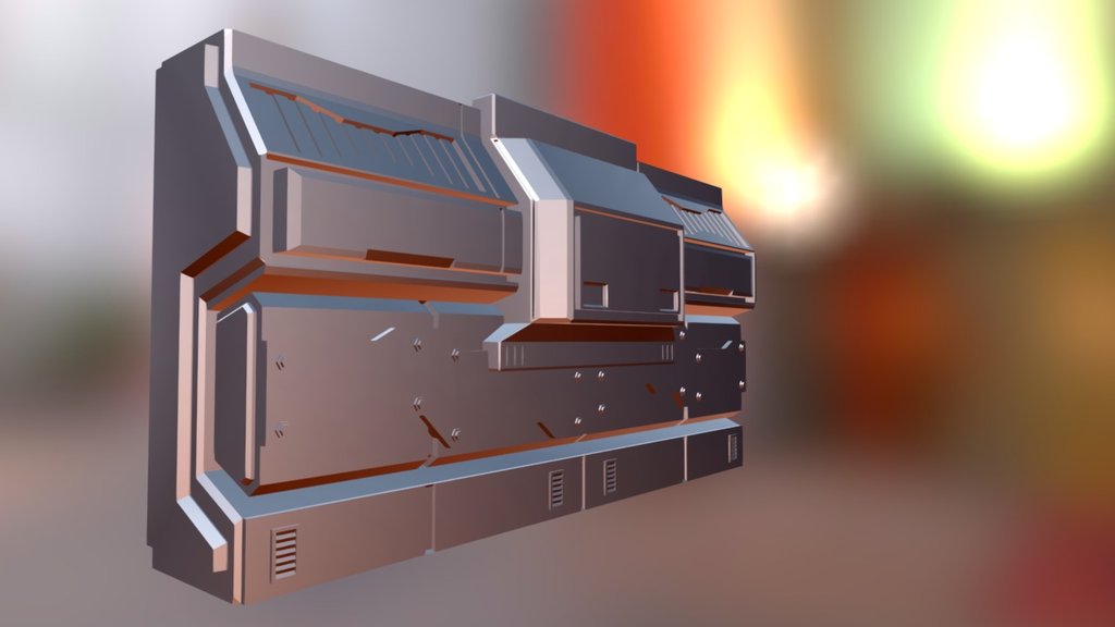 Wall Block - 3D model by cobalt910 [c632a44] - Sketchfab
