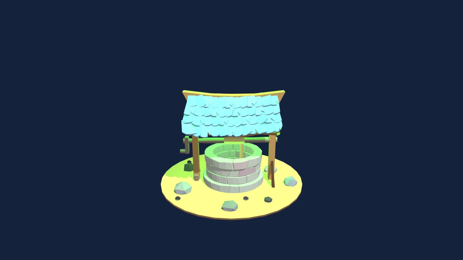 Low Poly Well Textured - 3D model by becky__01 [c633c5f] - Sketchfab