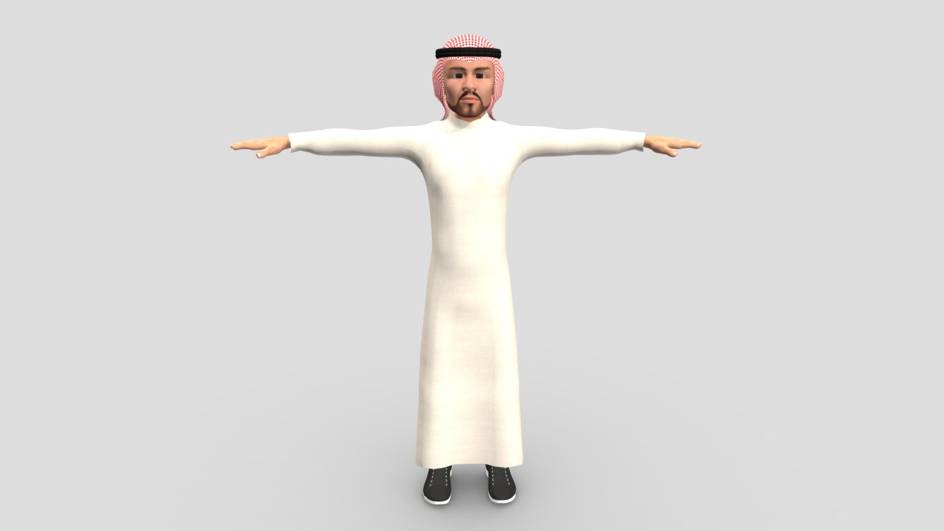 Toon Emirati Man - Buy Royalty Free 3D model by GK Arts (@gkarts ...