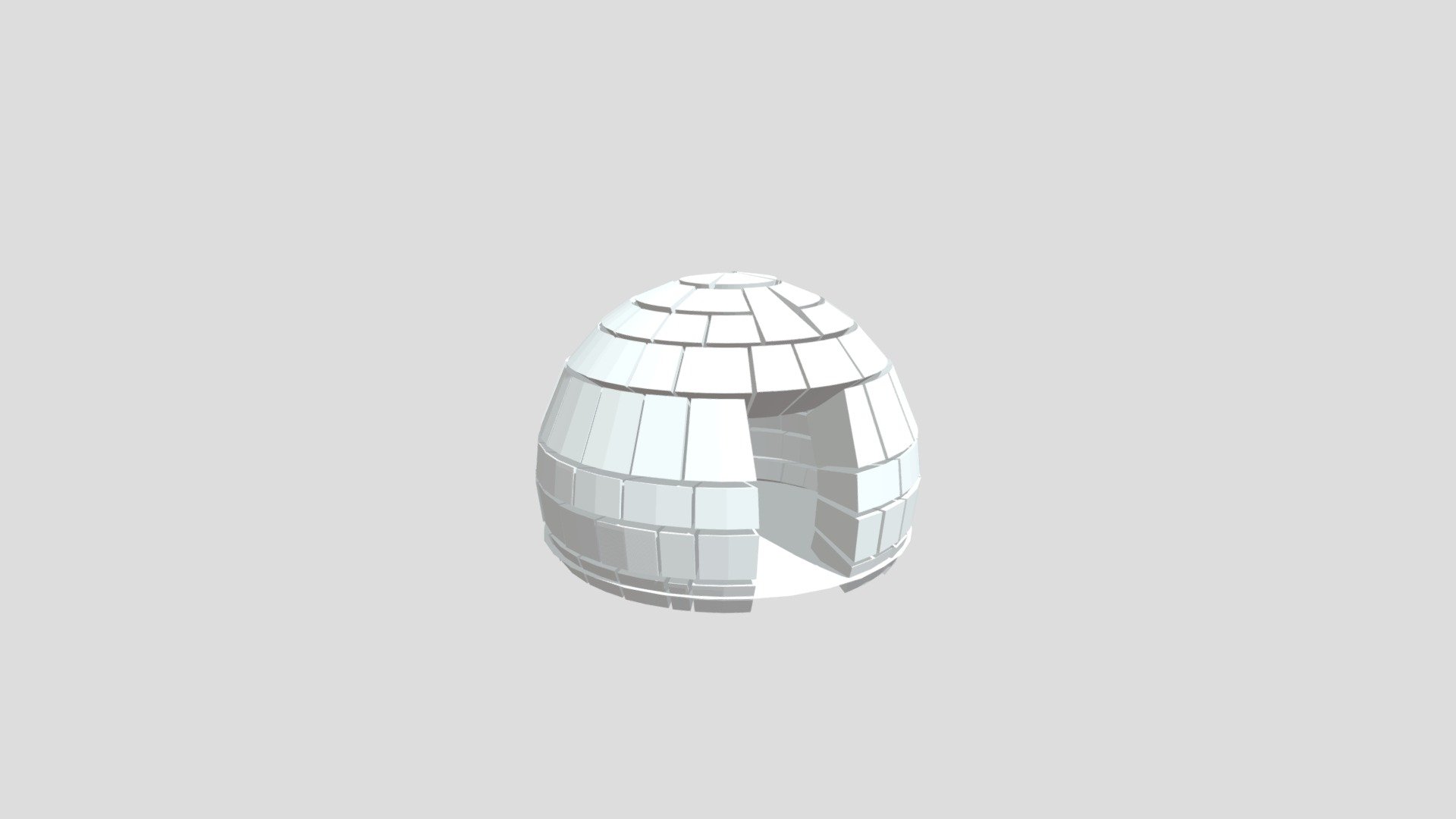 Low Poly Igloo - Download Free 3D model by Blendcat (@tsumanenkonikita ...