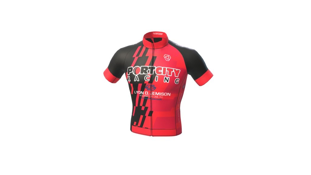 Port City Racing Core Jersey Fitted - 3D model by Roz [c637e63] - Sketchfab